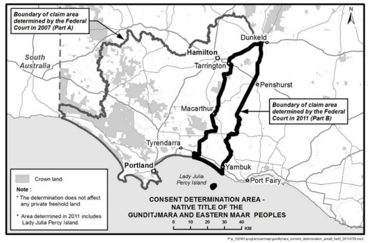 Gunditjmara and Eastern Maar peoples consent determination 2011 ...